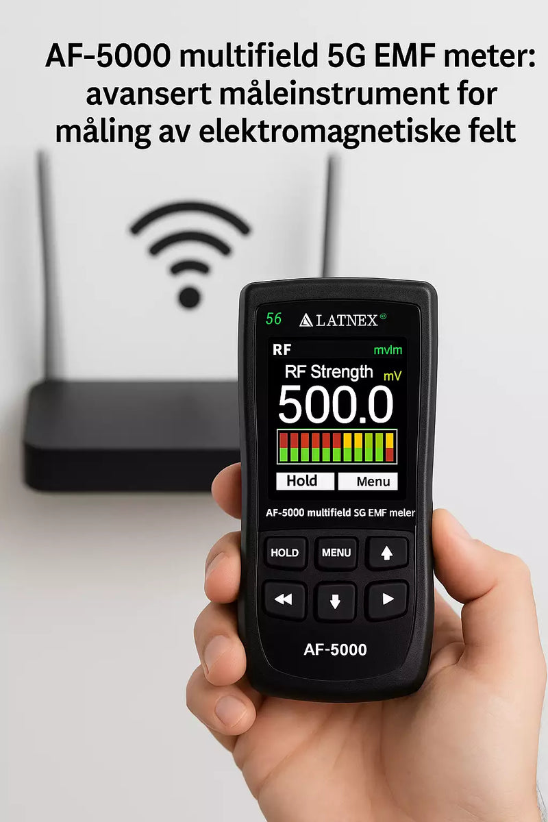 AF -5000 MULTIFIELD 5G EMF METER - UNO VITA AS
