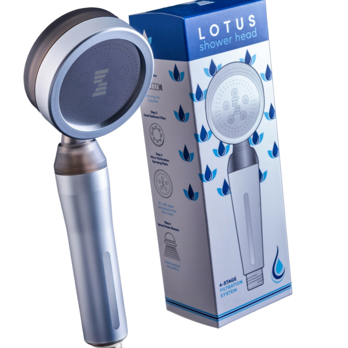 Zepter LOTUS SHOWER HEAD (silver) - Uno Vita AS